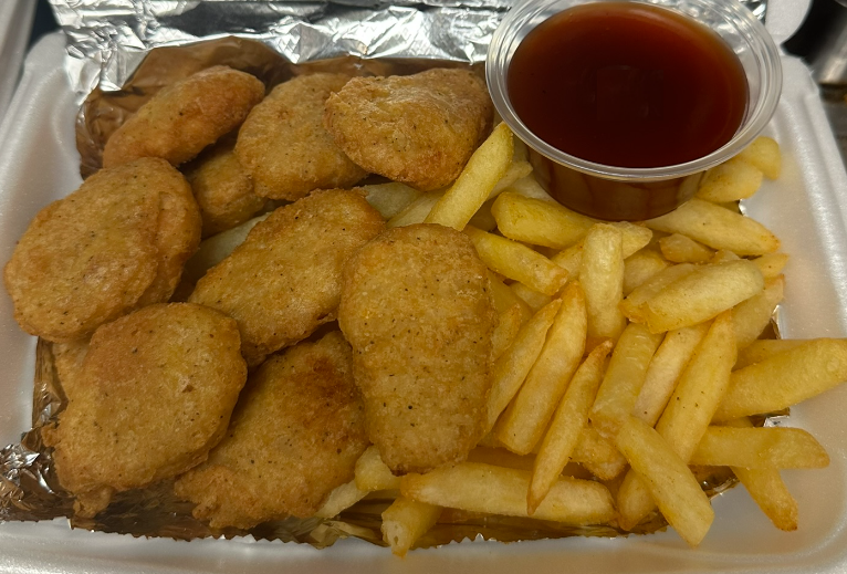 20pc Tempura Crispy Chicken Nuggets, served with fries. | STL Steak and ...
